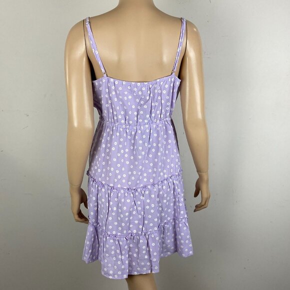 Sundae Muse | Dresses | Sundae Muse Light Purple Ruffled Floral Summer ...